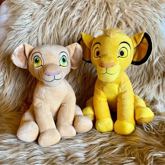 Disney | Toys | Disneys The Lion King Baby Simba Nala Plush Set | Poshmark
